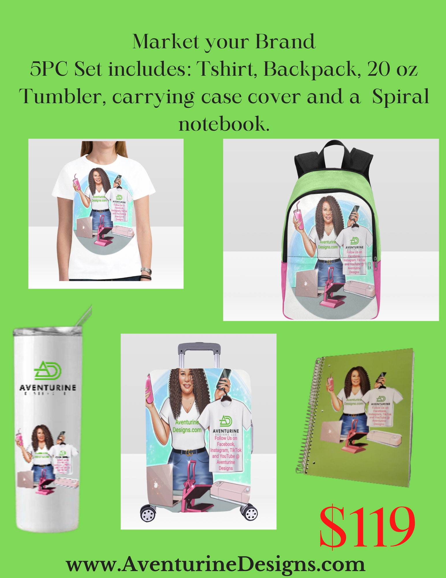 Customizable Products – AventurineDesigns